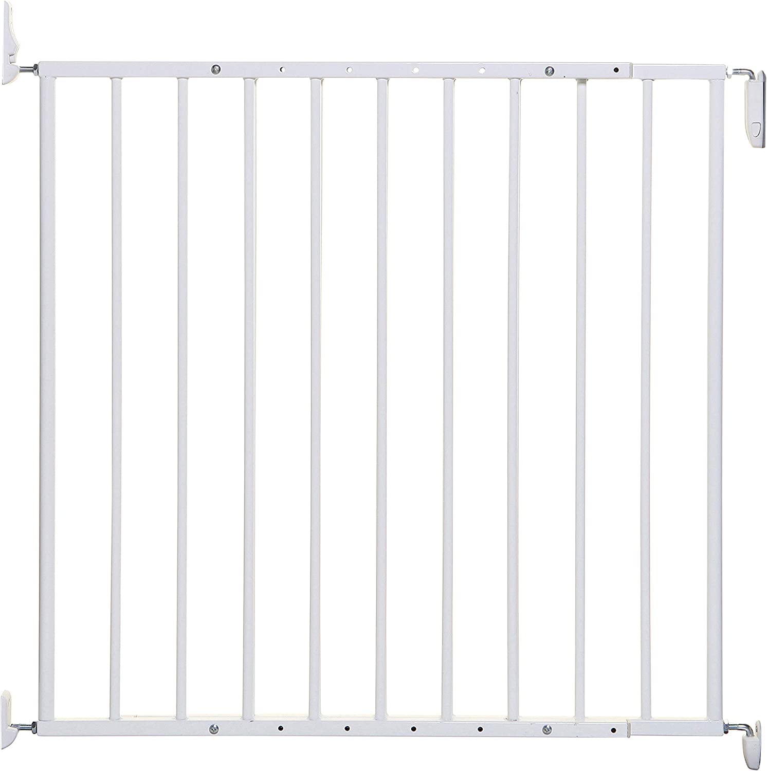 Dreambaby Arizona Extenda Baby Safety Gate - Hardware Mounted Gates - with Adjustable Width from 26.75-44 inches - White - Model L2164BB