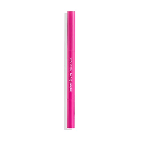ModelCo Instant Brows Retractable Pencil - With A Smooth Wax Formula - Creates Natural Looking Arches - Adds Shape, Color And Density For A Perfect Finish - Medium Dark - 0.01 Oz Eyebrow Pencil