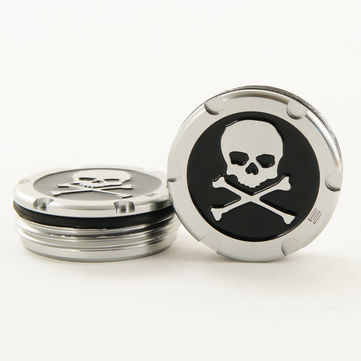 19th Hole Custom Shop Deluxe Tour Style Weights for Scotty Cameron Putters, Skull, Black (30 GR)