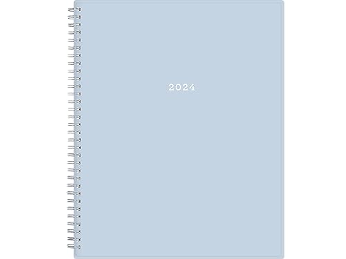 2024 Blue Sky 8.5-inch x 11-inch Weekly & Monthly Planner, Blue (143699)