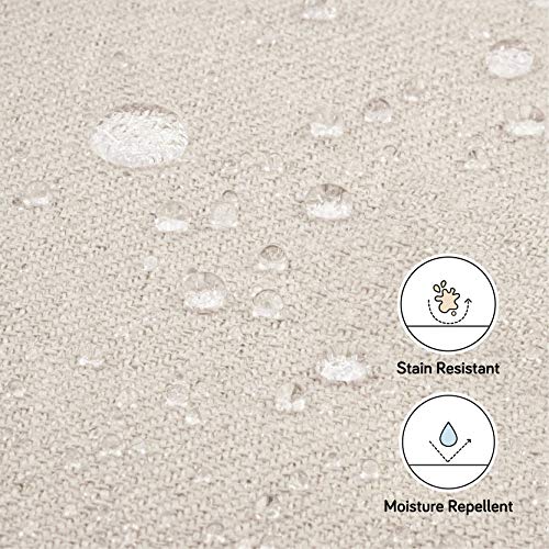Babyletto Kai Rocker in Performance Natural Eco-Twill, Water Repellent & Stain Resistant, Greenguard Gold and CertiPUR-US Certified