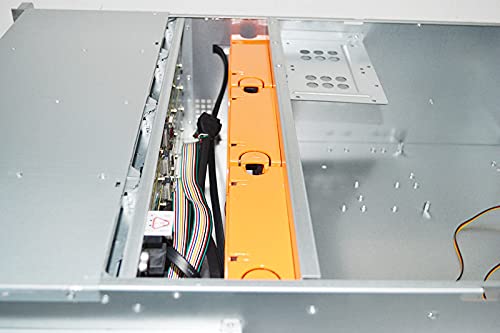 RROYJJ 4U Rackmount Server Case Chassis with 24 Hot-Swappable SATA/SAS Drive Bays