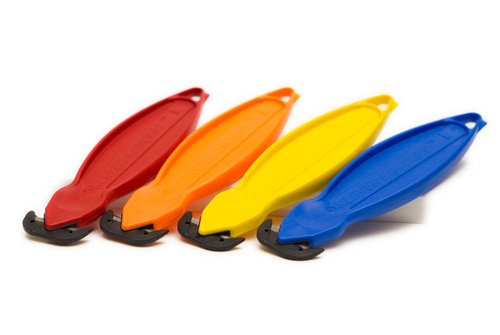 50/Pack Bulk Klever Kutter, Klever Koncept, Safety Cutter, Box Cutter, Safety Knife (Blue)