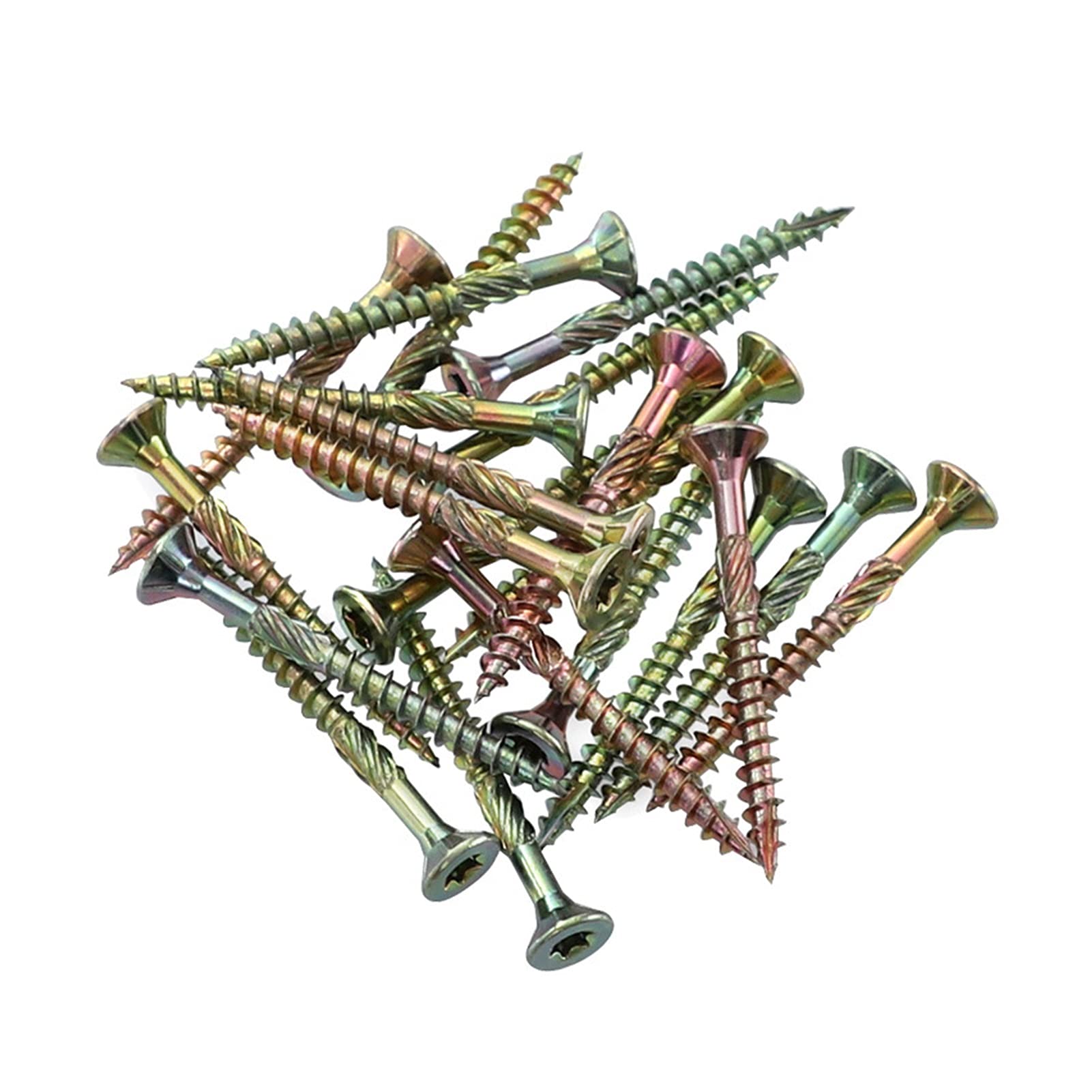 DShanLa 100Pcs 35/45/60/80mm Woodworking Pocket Hole Screws T25 Torx Self Tapping Screws Deck Screw Wood Binding Screws for Hardwood DShanLa (Length : 60mm)