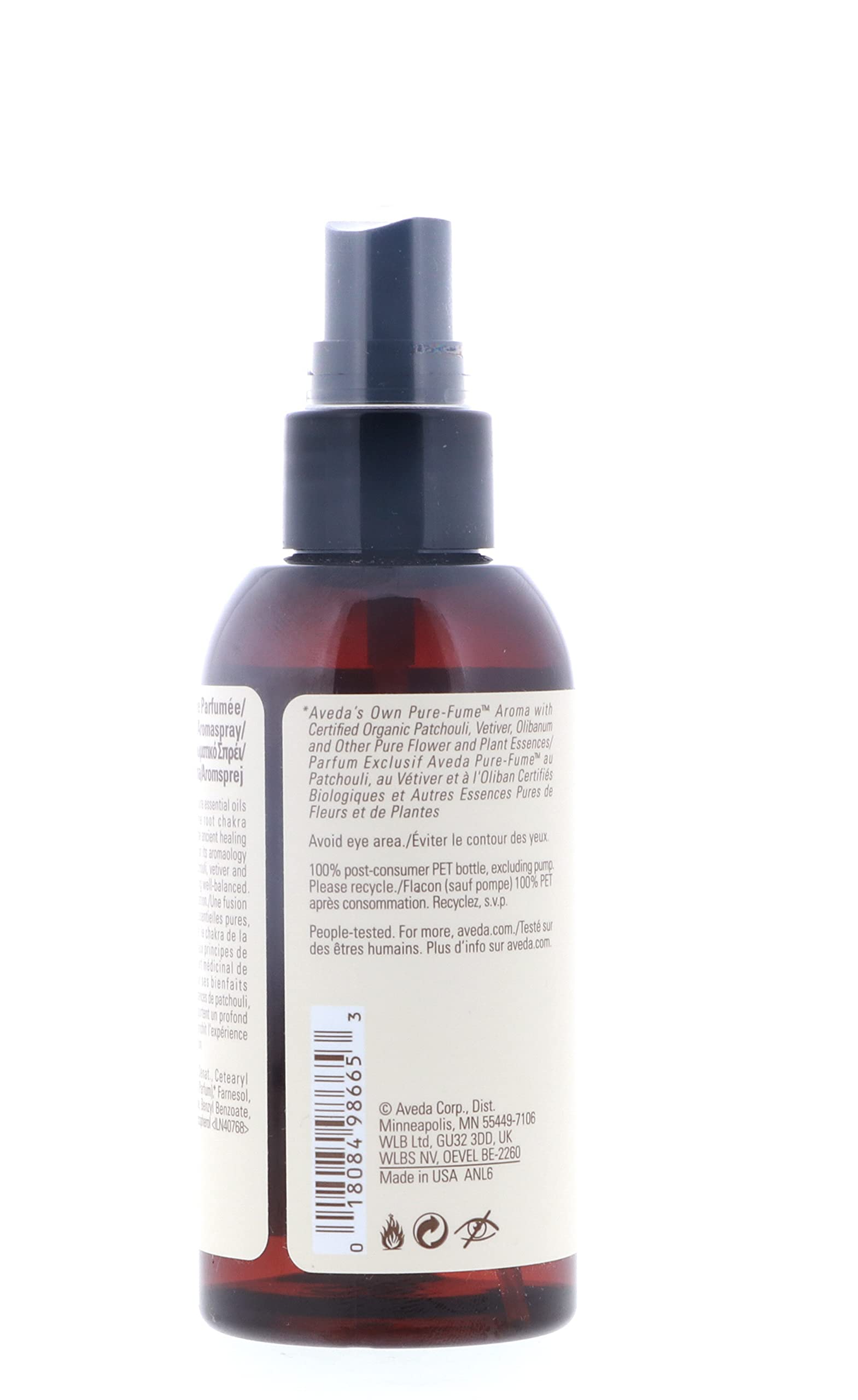Aveda Chakra 1 Feel Grounded Balancing Pure-Fume Mist 3.4 Oz