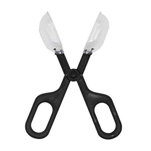 HHNIULI 3 Pieces Reptile Feeding Clamp,Reptile Feeding and Cleaning Tool Reptile Poop Scoop for Tortoise Lizard Frog Spider