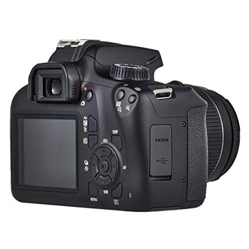 Canon EOS Rebel 4000D Digital SLR Camera with EF-S 18-55mm f/3.5-5.6 DC III Lens Kit Pro Accessory Bundle Package : 32gb Card + DSLR Bag + 57'' Tripod + More - (International Model) (No Warranty)