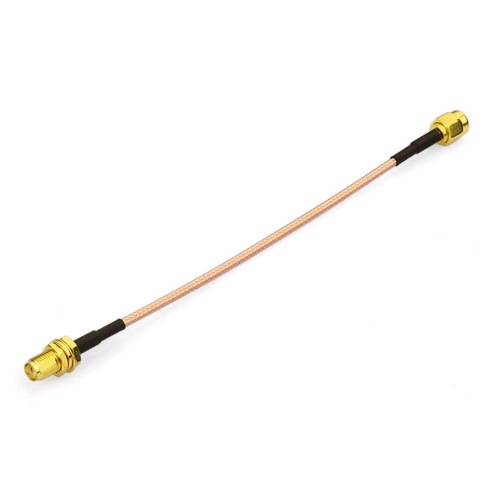 Bingfu SMA Female Bulkhead Mount to SMA Male RG316 Antenna Extension Cable 6 inch 15cm 2-Pack Compatible with 4G LTE Router Gateway Cellular SDR USB Dongle Receiver