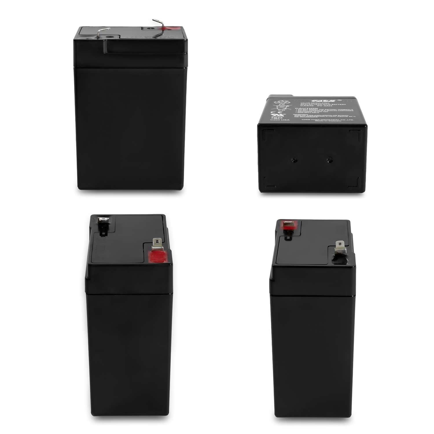 Casil CA640 6V 4Ah Compatible with Lithonia Lighting Replacement Parts - ELB06042 Battery for Battery Emergency Light, ELB 06042 Emergency Replacement Battery, Commercial Light Fixtures Power Solution