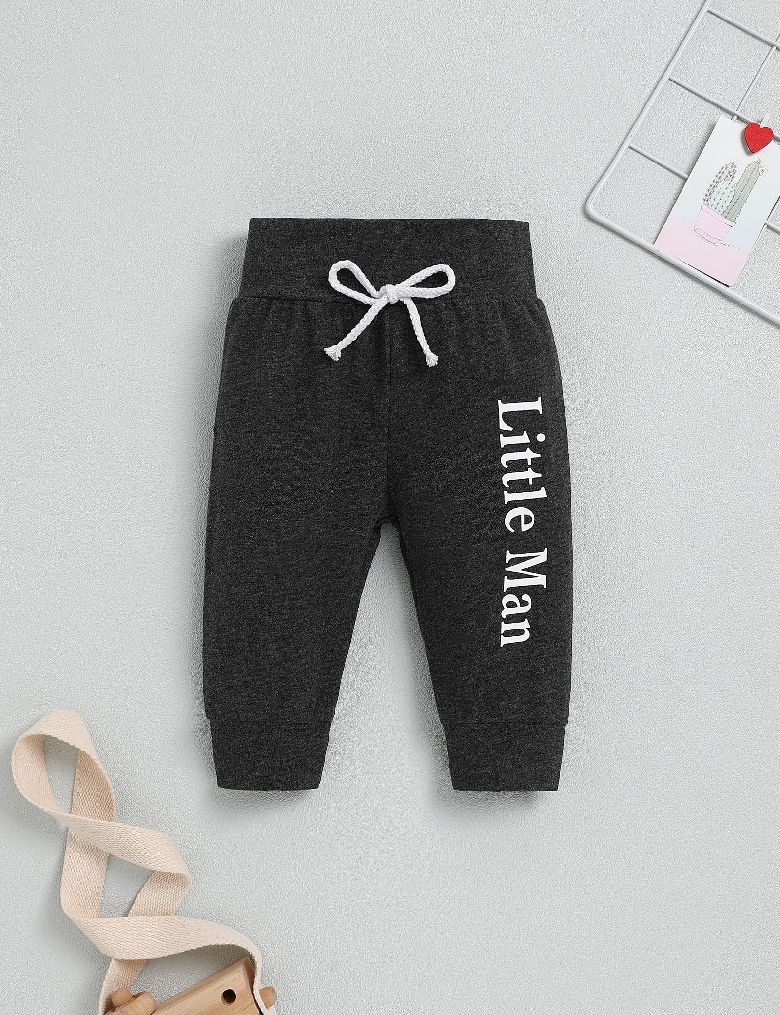 TUEMOS Baby Boy Clothes Daddy and Me The Best Buddies for Life Letter Print Romper Top+Pant with Hat Baby Boy Summer Outfits 3-6 Months