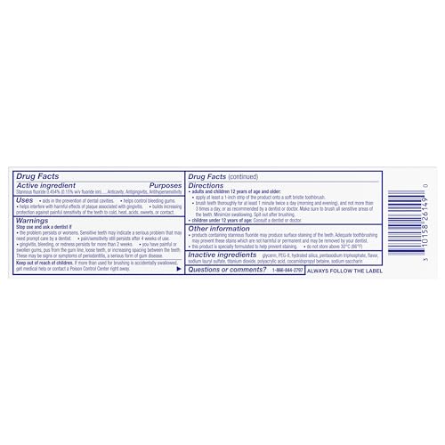 Sensodyne Sensitivity & Gum Sensitive Toothpaste for Gingivitis, Sensitive Teeth Treatment, Clean & Fresh - 3.4 Ounce (Pack of 4)