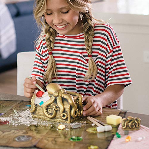 MindWare Dig It Up Discoveries Pirate: Giant Discovery Project for Kids β Dig up 13 Inspiring Charms β Includes a Bonus dig, 2 chisels and 1 Poster Filled with Pirate Facts and lore