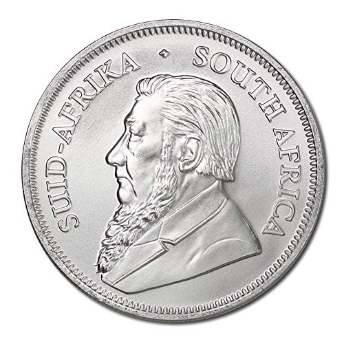 2017 - Present (Random Year) South Africa 1 oz Silver Krugerrand Lot of (5) Coins Brilliant Uncirculated with Certificates of Authenticity 1 Rand (R1) BU