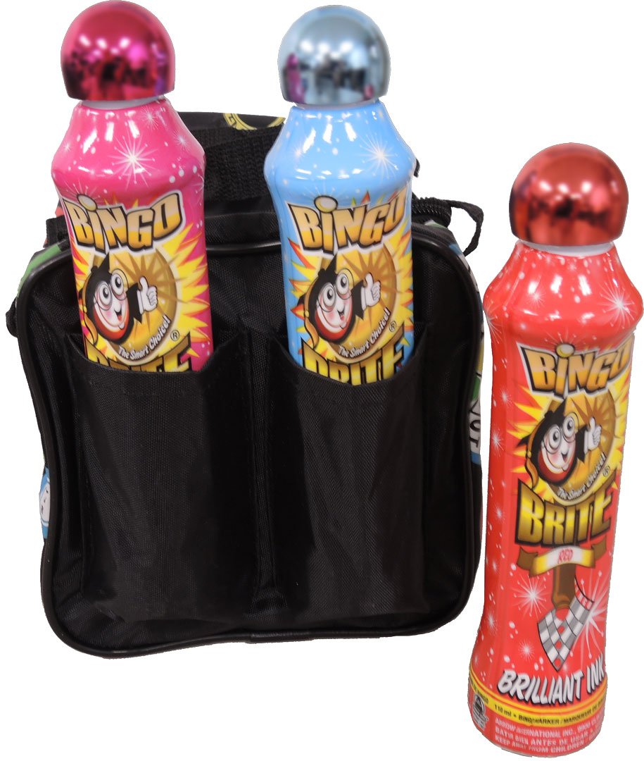 5 Pocket Bingo Cube Zipper Bingo Bag