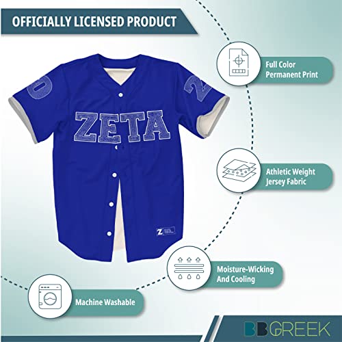 Bad Bananas Zeta Phi Beta - Baseball Jersey - Zeta Finer - Official Vendor - Jerseys - 4XL