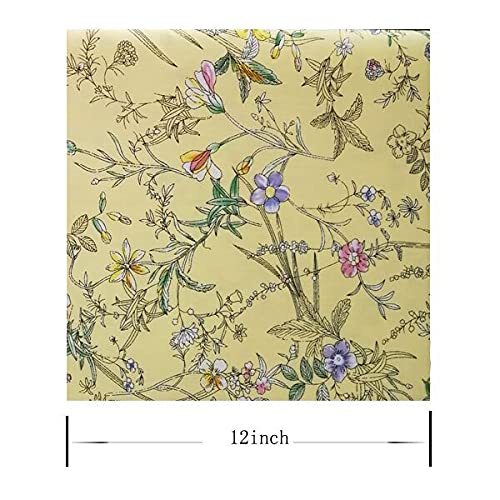 50pcs 12 x 12 inches Cotton Fabric Bundle Squares for Quilting Sewing, Precut Fabric Squares for Craft Patchwork