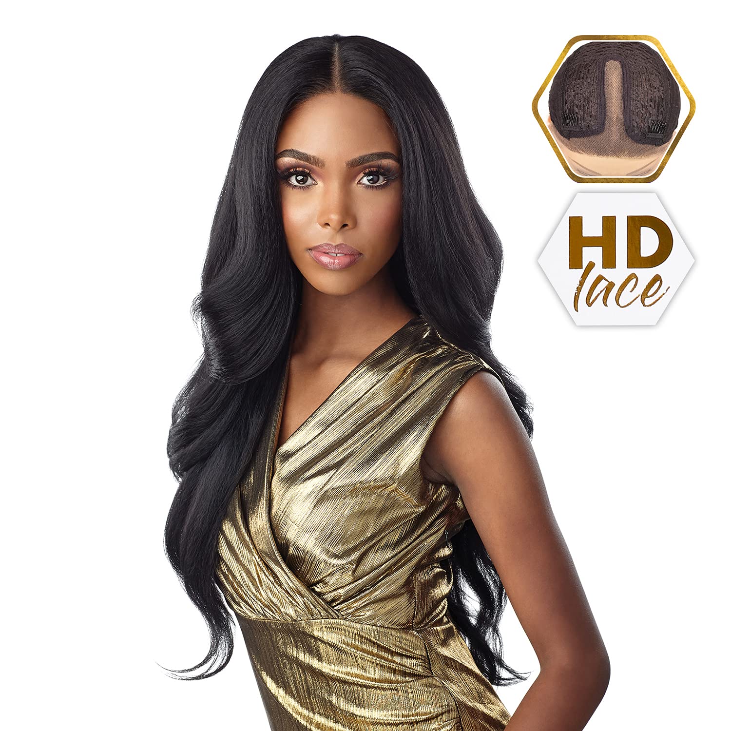 Sensationnel Butta Lace HD Lace Pre Plucked Virtually Undetectable Wider Parting Ear To Ear Lace BUTTA UNIT 16 (1B)