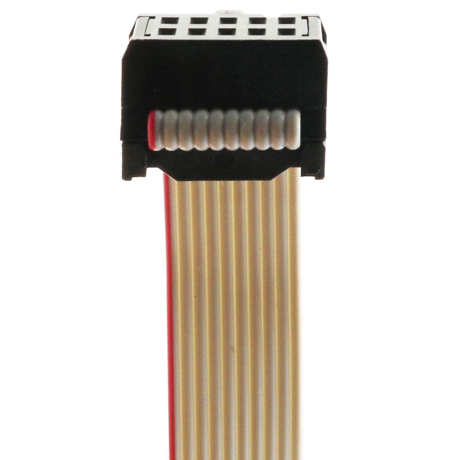 BOGZON 2PCS Flat Ribbon Cable 2.54mm Pitch 2 Row 10 Pin Female to Female Wires IDC Ribbon Connector 1m/ 3.3Ft