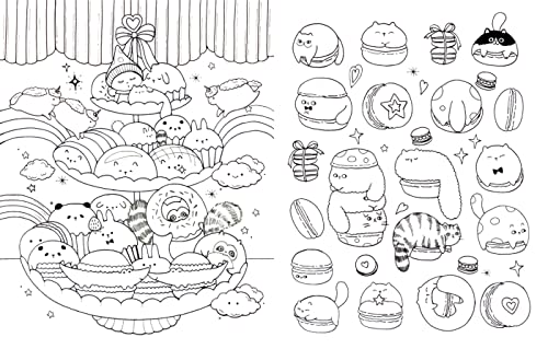 A Million Kawaii Cuties: The Sweetest Things to Color (A Million Creatures to Color)