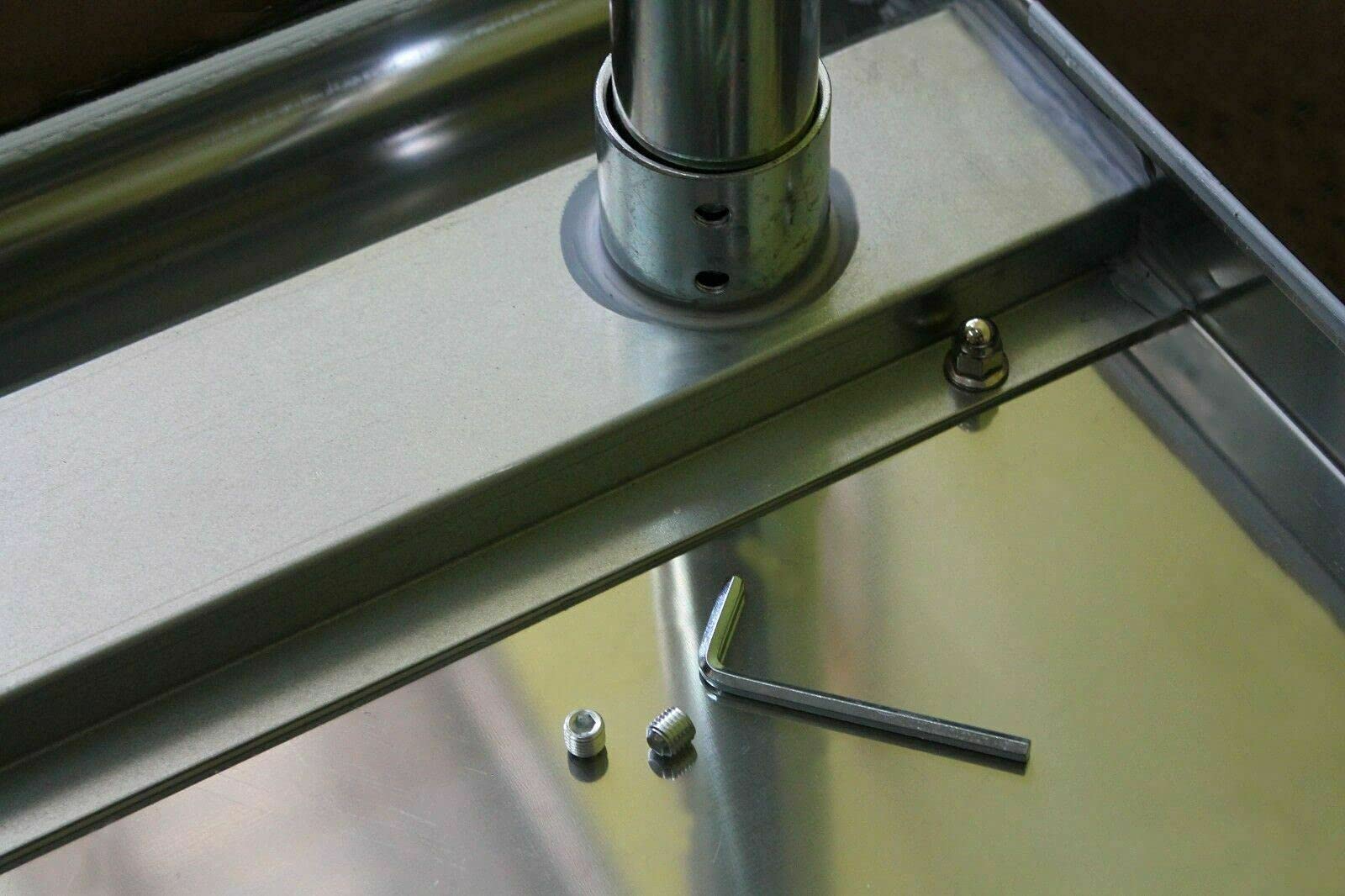 24" X 36" AmGood Stainless Steel Work Table | Commercial & Residential Kitchen Laundry Garage Utility Bench | NSF Metal Prep Table (24" x 36" Table + 2 Shelves + Drawer)