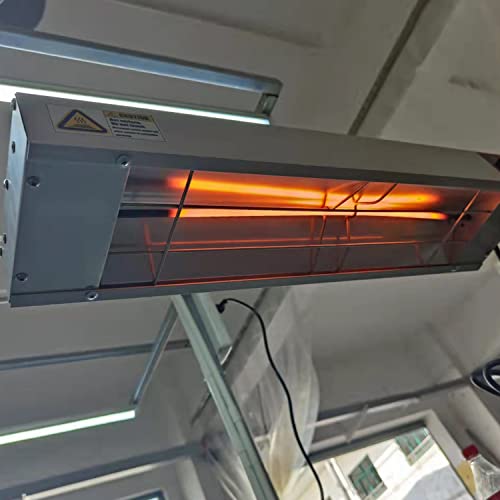 48 Inch Food Heat Lamp Overhead Food Warmer Commerical Strip Warmers 1100 Watts with Chain and Us Plug,110v (48")