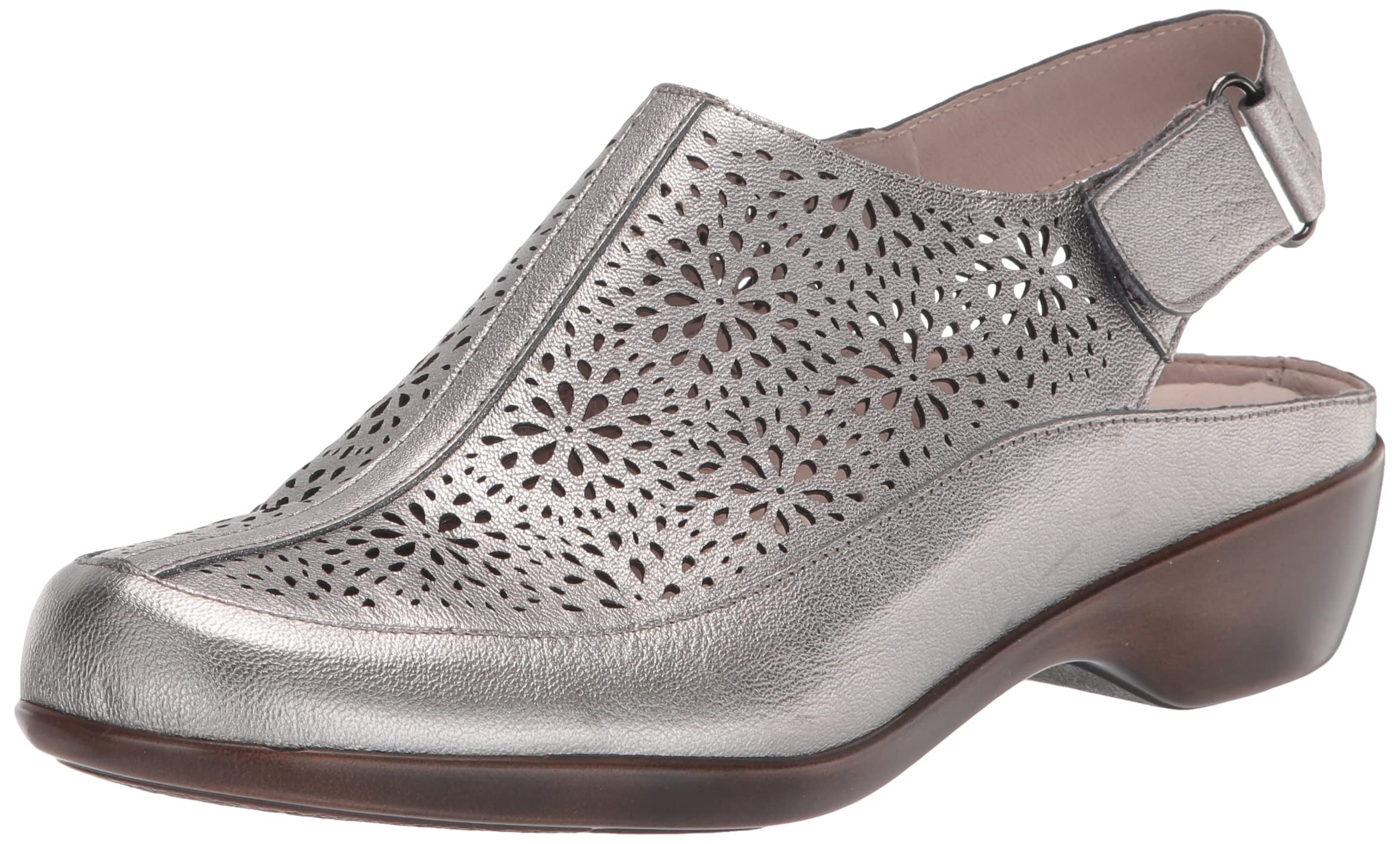 Easy Spirit Women's Dawn Clog, Pewter, 5.5