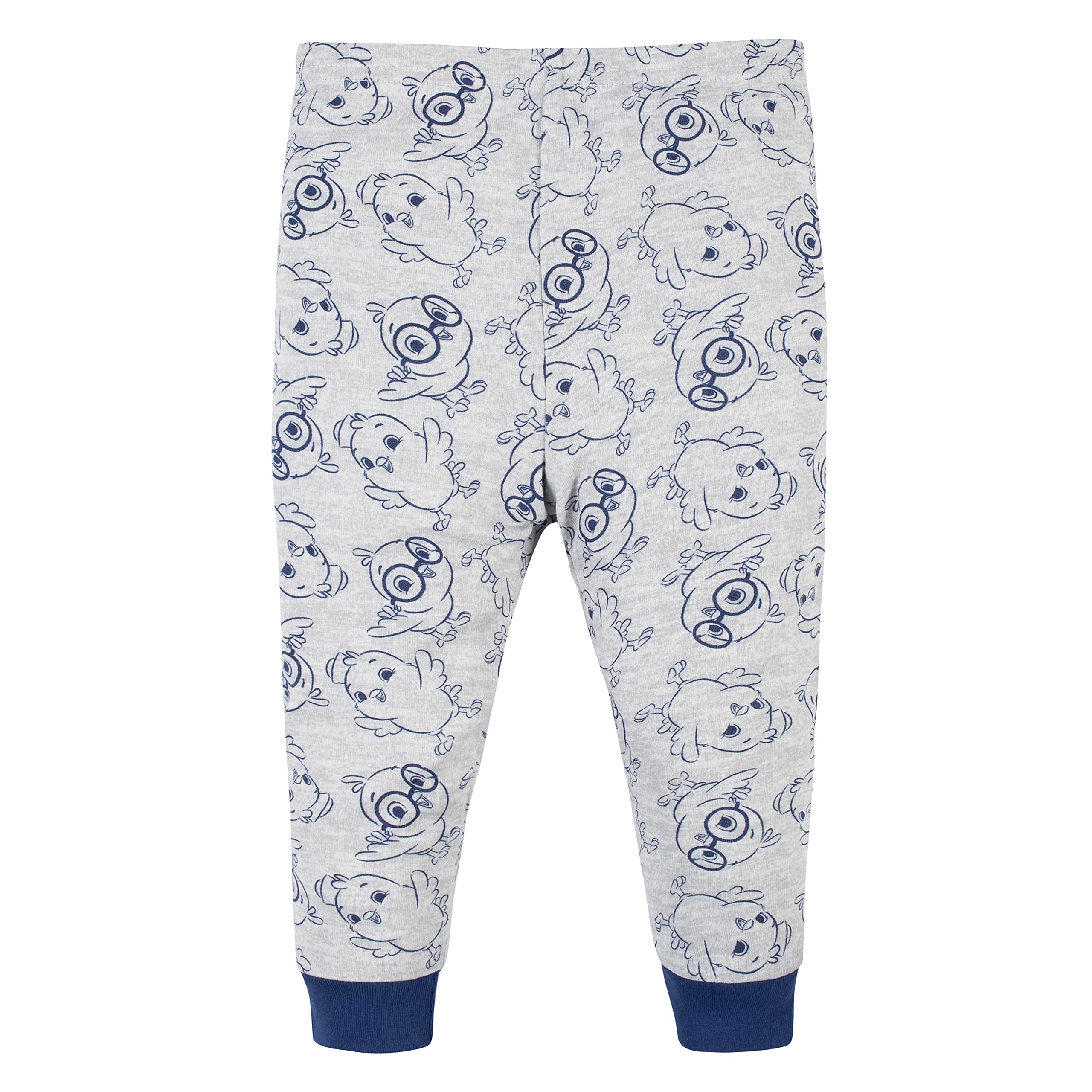 Canticos Unisex-Baby Boys' 4-Piece Snug Fit Cotton Pajamas, Grey, 18 Months