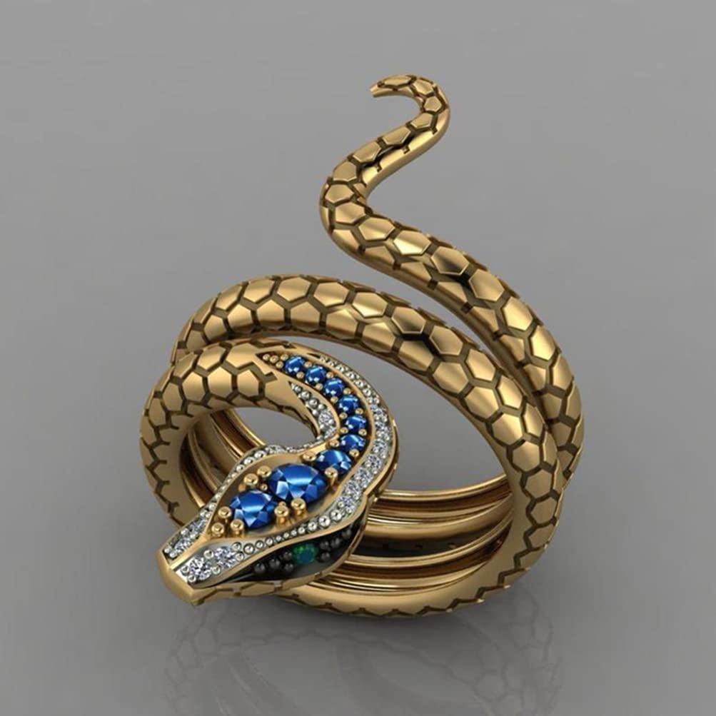 1pc Snake Ring Fashion Finger Decor Chic Finger Ring Finger Ring for Men Women Stylish Finger Ring Copper Ring Creative Finger Ring Unique Finger Ring Versatile Ring Finger Jewelry