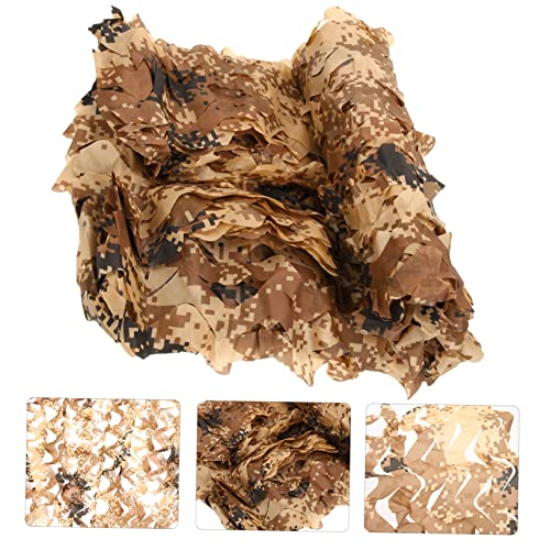 Abaodam Camouflage Net Duck Blinds Cover Camouflage Netting Woodland Hunting Blinds Practical Mesh Net Protective Camping Net Mesh Camping Net Fence Polyester Outdoor Camping Net for Game