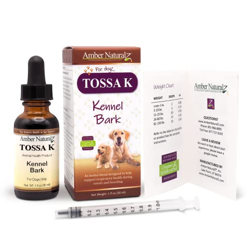 AMBER NATURALZ - TOSSA K - Kennel Bark - for Dogz - 1 Ounce