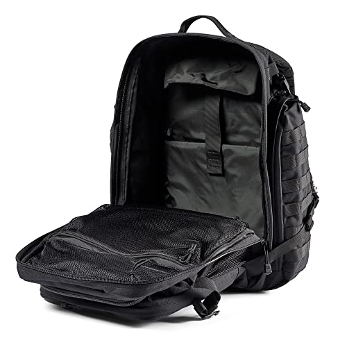 5.11 Tactical Backpack – Rush 72 2.0 – Military Molle Pack, CCW and Laptop Compartment, 55 Liter, Large, Style 56565, Black