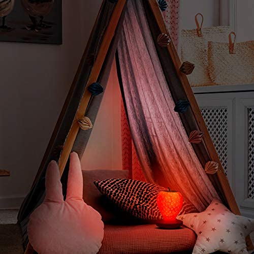 Mudder Strawberry Night Light Cute Silicone Strawberry Lamp LED Decorative Night Light Kawaii Fruit Gifts 3 Modes Touch Gift for Room Decor(Red)