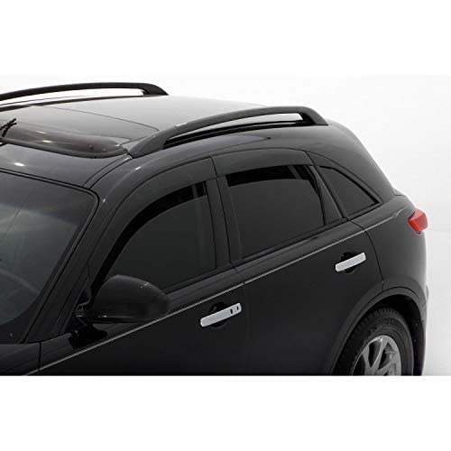 Auto Ventshade [AVS] Low Profile Ventvisor | 2010 - 2017 Cadillac SRX, Smoke - 6 pc. | 796003