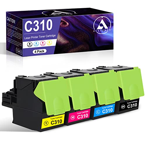 ACETONER C310 C315 Replacement for 006R004356 006R004357 006R004358 006R004359 Compatible with Xerox Printer C310 C315 (4 Pack)