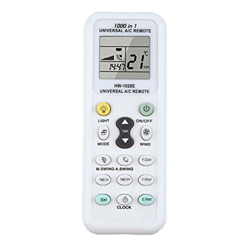 Acfun Universal Air Conditioner Remote Control for LG Gree Midea Kelong Chigo Mitsubishi Toshiba Hitachi Fujitsu LG Sharp Samsung Electrolux Sanyo AUX Gree Haier Daikin Panasonic and 1000 More Models