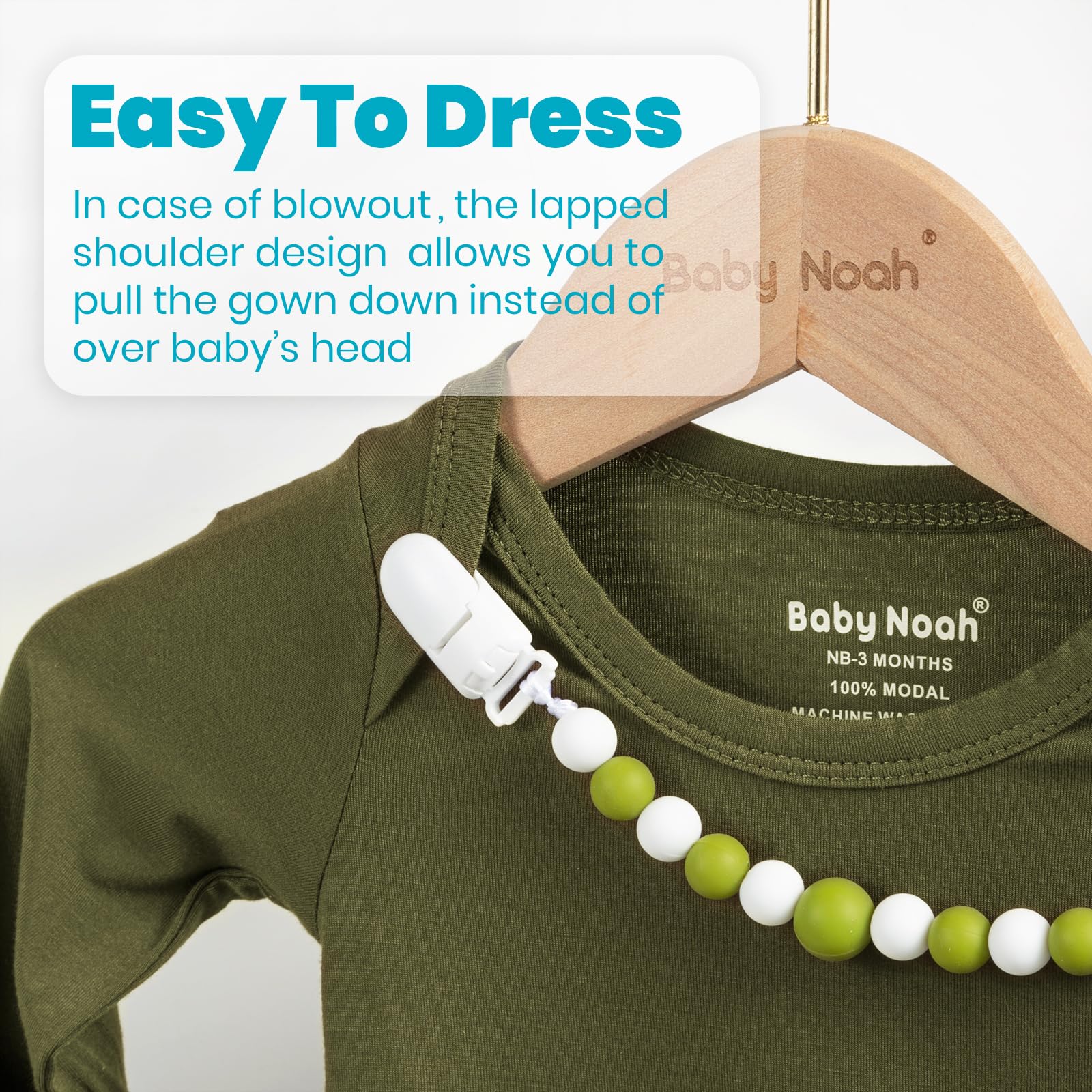 Newborn Baby Knotted Gown, Super Soft Silky Infant Long Sleeve Sleeper for Baby Girl and Boy Sleeping Bag with Mittens and Hat Set (Extra Long)