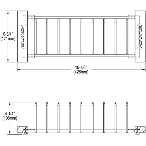 Elkay LKDR0717SS Drying Rack, Polished Stainless Steel