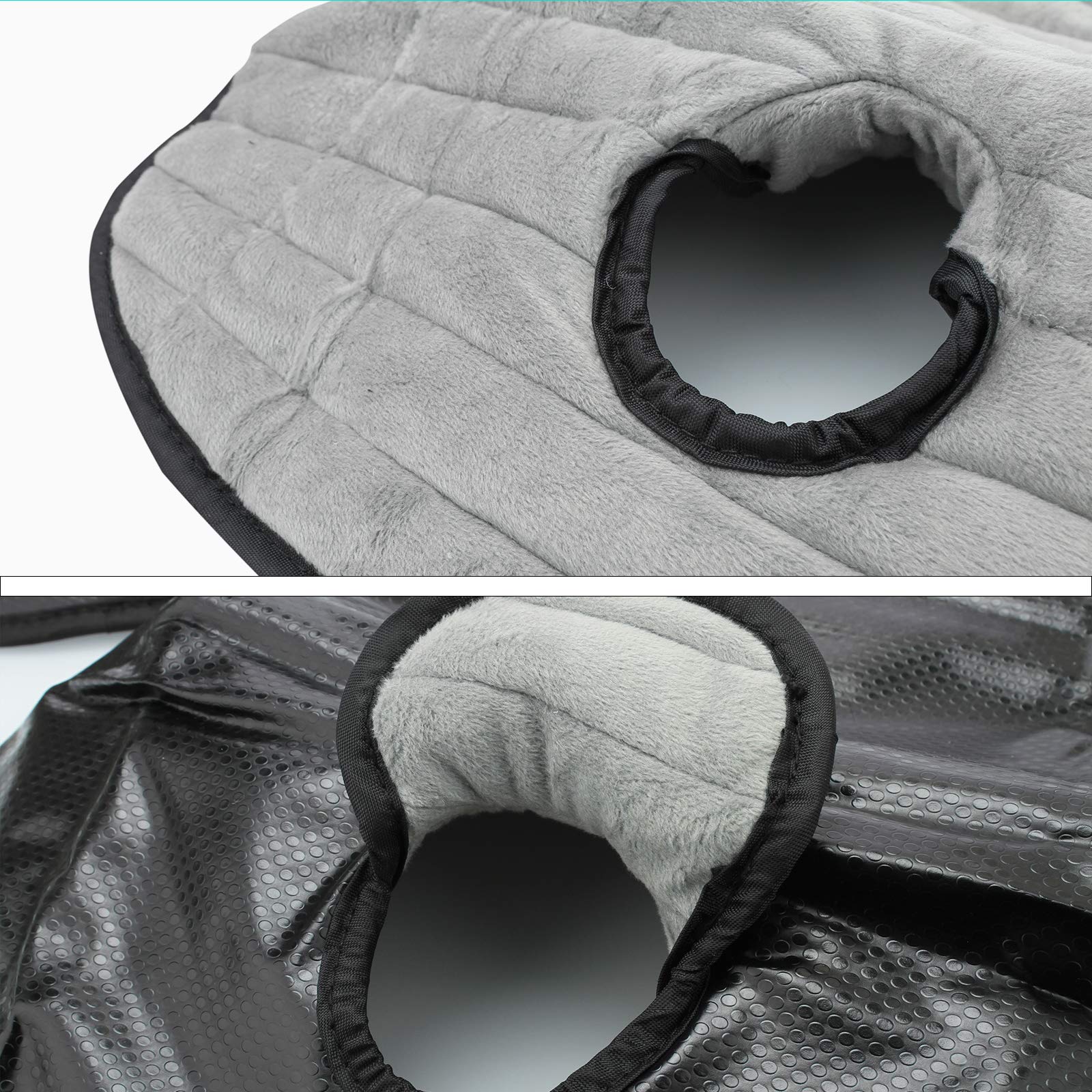 Piddle Pad Car Seat Protector - Stroller Potty Pad, Waterproof Liners for Potty Training, Baby Car Seat Cover (Gray 2pcs)