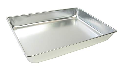 American Educational Aluminum Large Dissecting Pan without Wax, 13-1/8" Length x 9-3/8" Width x 2-1/4" Height