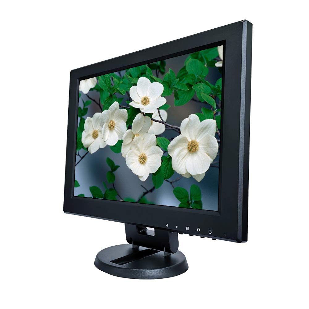 iChawk 12.1" inch Display 800x600 4:3 Positive Screen VGA VESA 75x75mm Portable Wall-mounted Base Desktop POS Ordering Machine PC Monitor LCD Screen Display For Industrial Medical Equipment W121PN-271