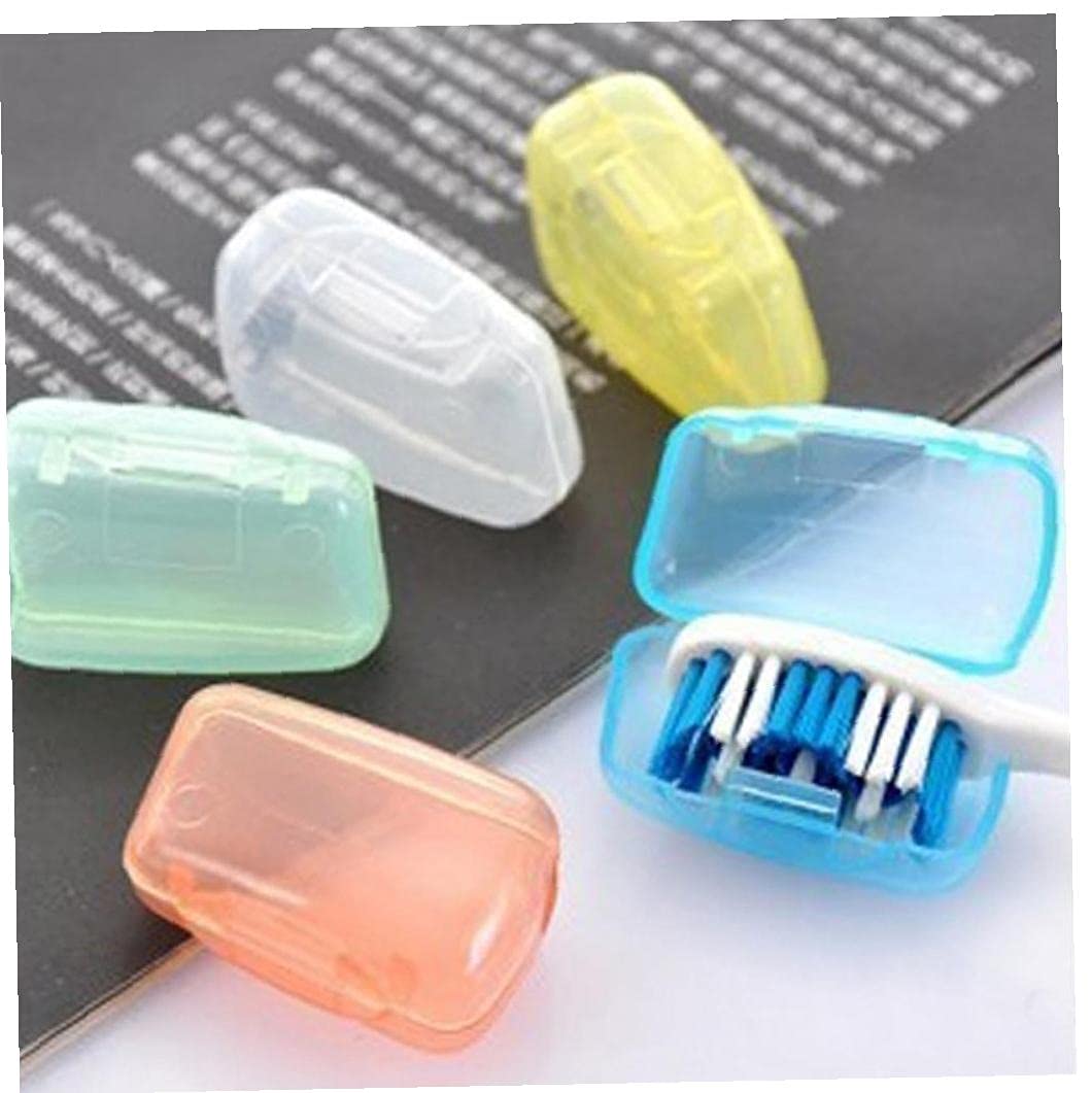 Pinicecore Toothbrush Case Covers Travel Hiking Camping Brush Cap Great for Home and Outdoor 5pcs/Set Random