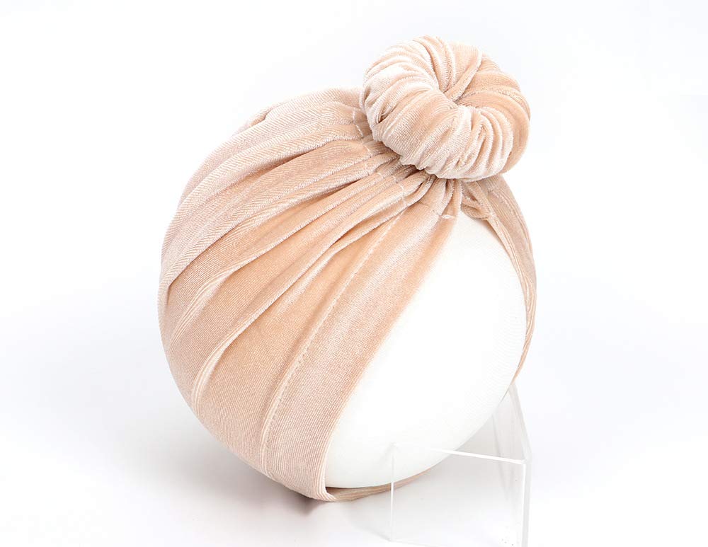 Awyjcas Newborn Baby Toddler Cotton Hat Babys Turban Kids Knotted Hat Cap Set (BB03)