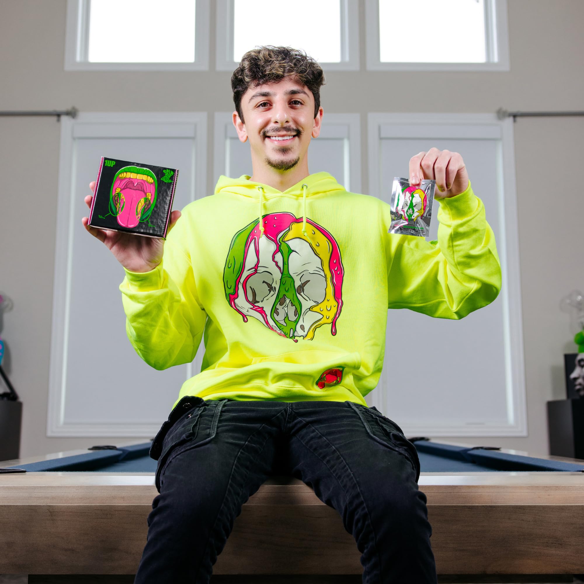 1UP Sour Challenge by Faze Rug- Extreme Sour Candy Experience