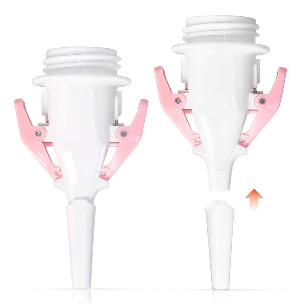 Breastmilk Storage Bag Adapters for Medela Harmony Pump, with Universal Extended Tube to Pump into All Breastmilk Storage Bags, BPA Free Material, 2 Pack