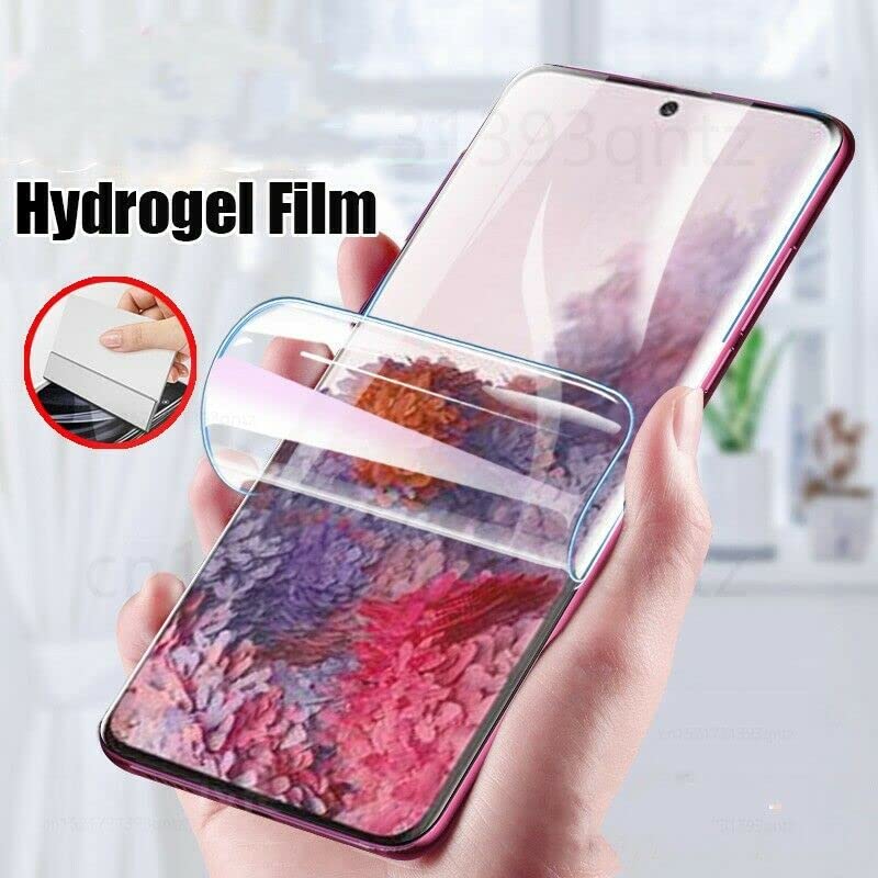 3 Pack Hydrogel Film For Samsung Galaxy Note 20 Ultra Transparent Soft TPU Screen Protector Compatible with Samsung Galaxy Note 20 Ultra, High Sensitivity Protective Film (Not Tempered Film)