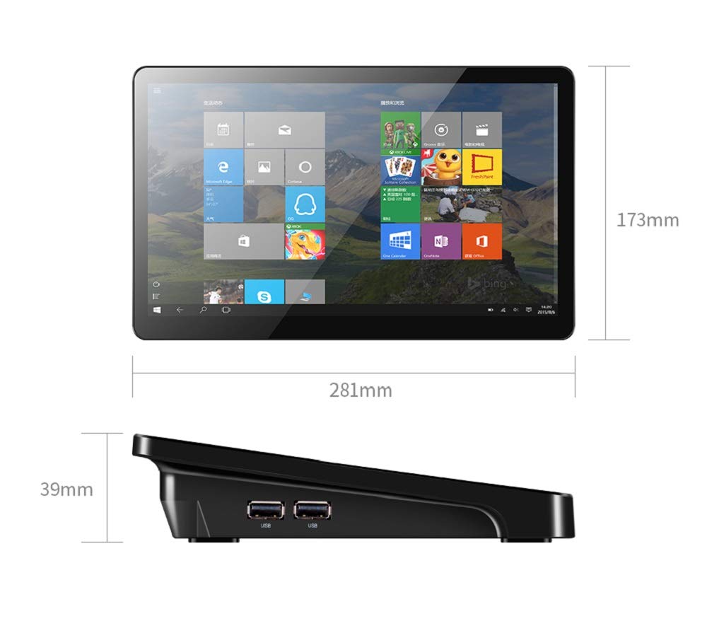 2020 New Pipo X15 Mini PC 8GB 128GB SSD 11.6 inch 1920 * 1080 Intel Core i3-5005U RS232 RJ45 HDMI Bluetooth 6 USB Tablet Computer, Mini Box
