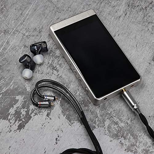 Linsoul LSC08 6N OCC Single Crystal Copper HiFi Earphone Cable for AK100, AK120, AK240, DP-X1, DP-X1A, FIIO X5III, XDP-300R, KANN, BQEYZ Spring1 (MMCX-3.5, Black)