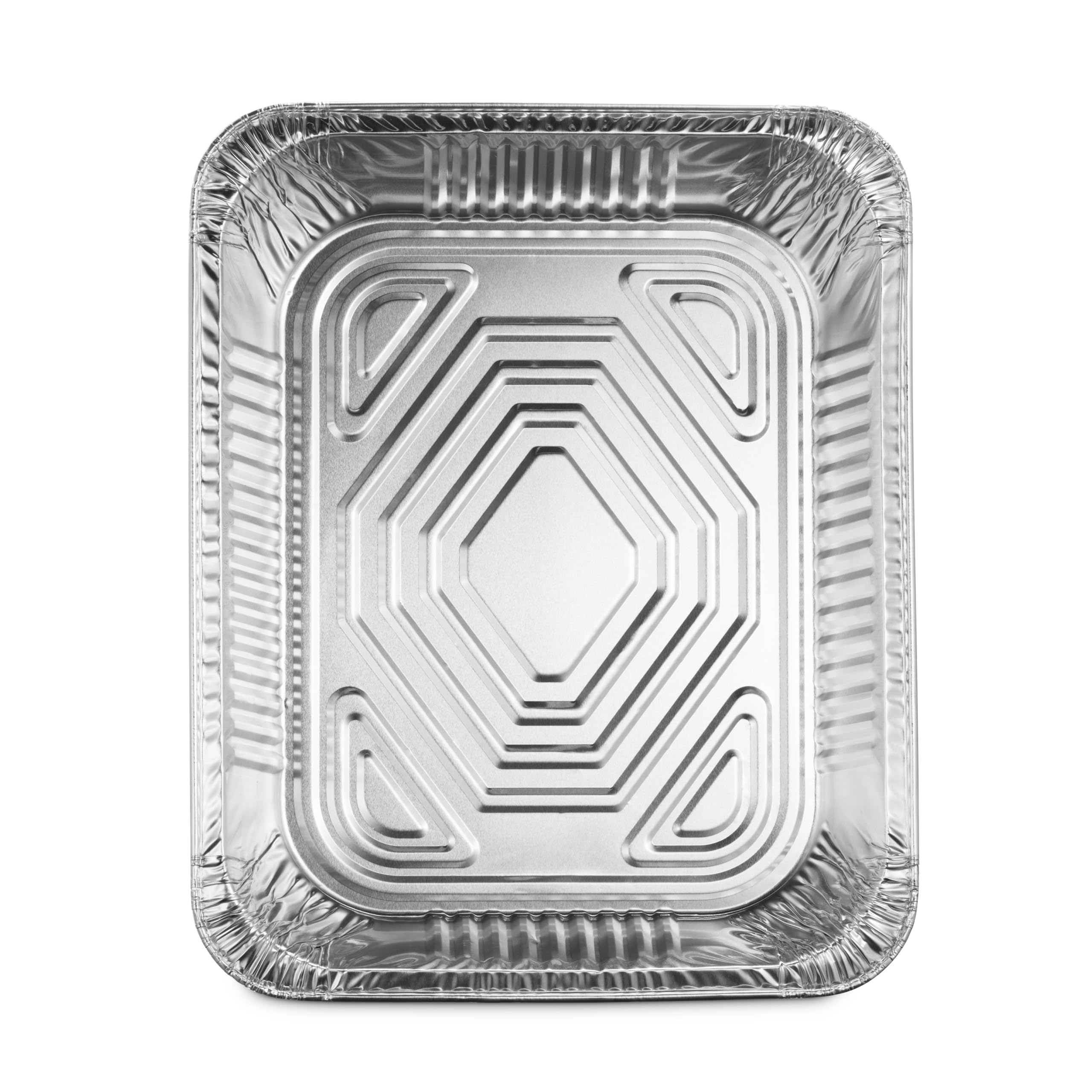 25 Pack Aluminum Pans Disposable 9x13 Baking Pan Chafing Trays with Lids, Half Size Oven Steam Table Tin Foil Pans with Covers, Extra Heavy Duty Foil Pans for Heating, Roasting, Cooking, Storing Food