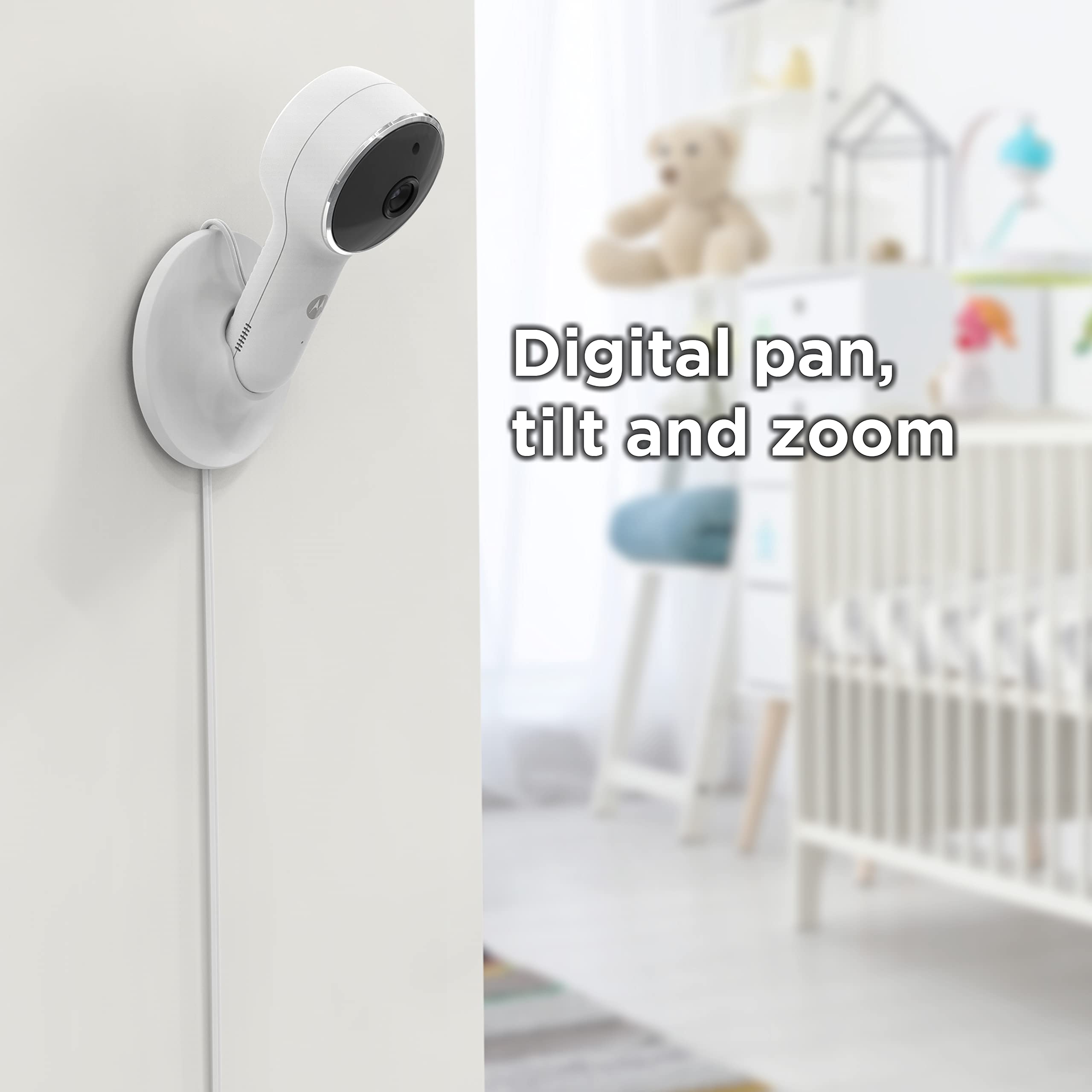 Motorola Connectview 65 Plus, 5" Wi-Fi Video Baby Monitor with Over-The-Crib Mount (Single Camera)