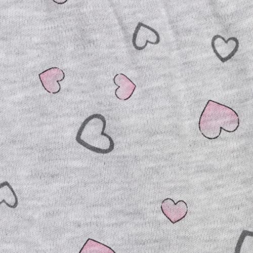 Disney Minnie Mouse Newborn Baby Girls Layette Set: Bodysuit Pant Hat Bib Grey/Pink 0-3 Months